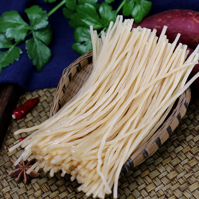 Sichuan handmade hot and sour noodles, sweet potato noodles, self ...