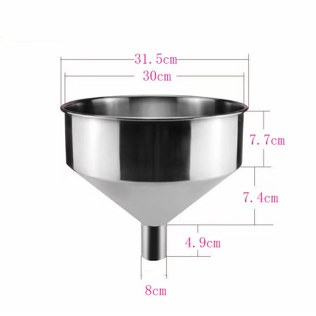 Non-magnetic high-quality stainless steel funnel machine funnel metal ...