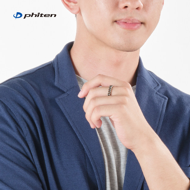 Phiten/Fateng flagship store Chopin chain titanium soft ring classic ...