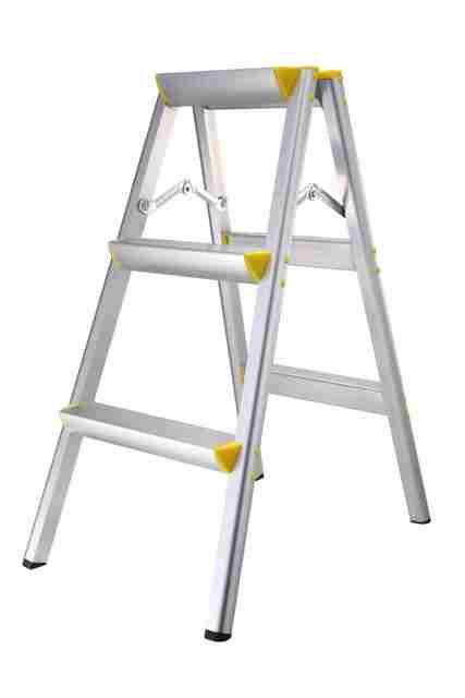 Direct sales/folding three -step aluminum ladder/thickened aluminum ...