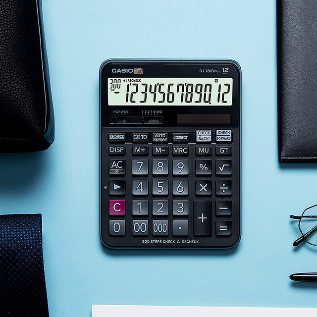 CASIO Casio official flagship genuine DJ-120D accountant 300 steps ...