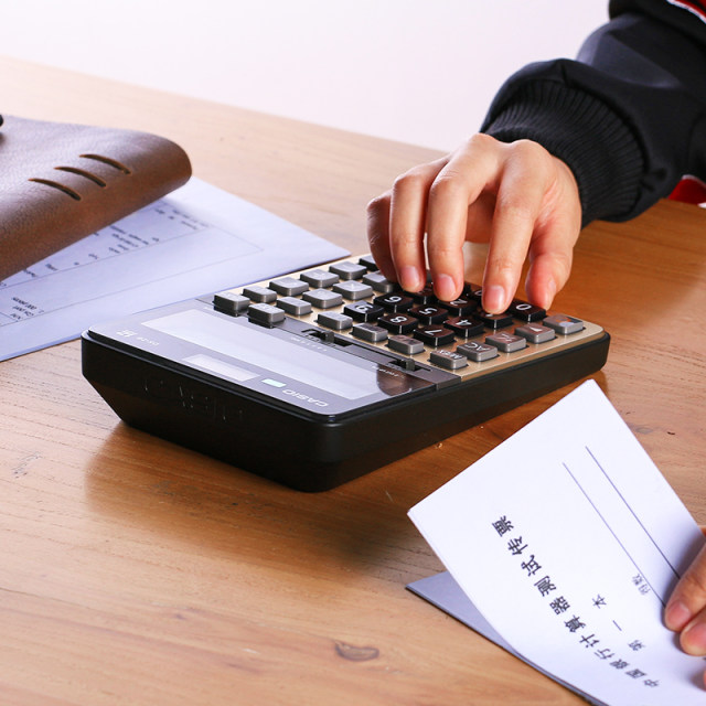 New CASIO Casio DS-2B bank accounting fast flip silent calculator ...