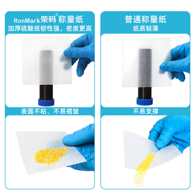 Laboratory weighing paper thickening balance pad paper glossy weighing ...