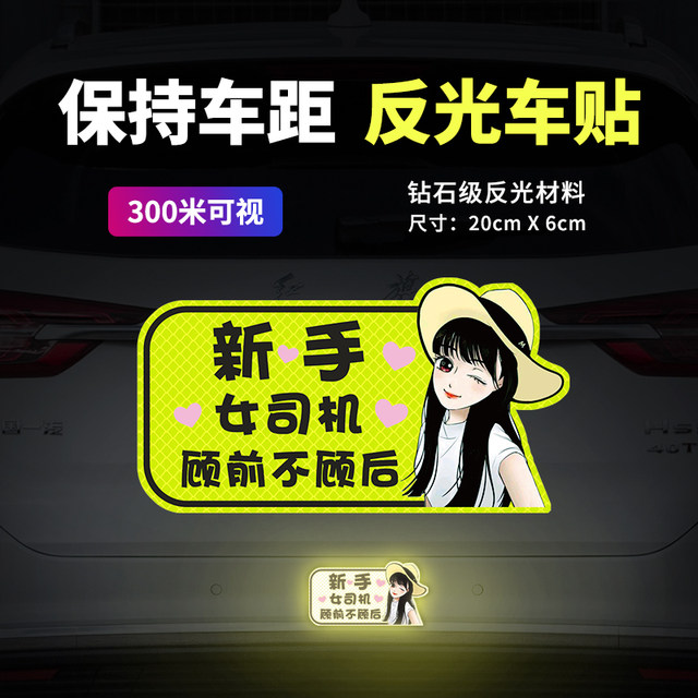 Car stickers for newbies on the road car stickers for female drivers ...