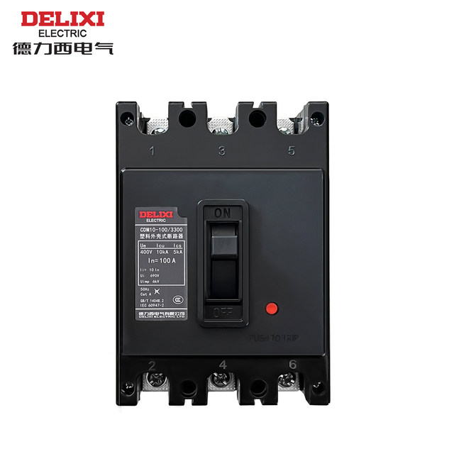 Delixi plastic case circuit breaker CDM10-100A 250A 600A air switch ...