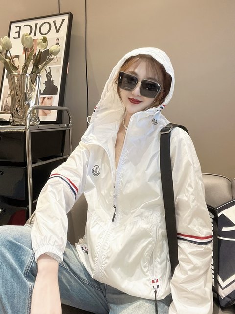 Spring and summer breathable thin sun protection clothes short loose ...