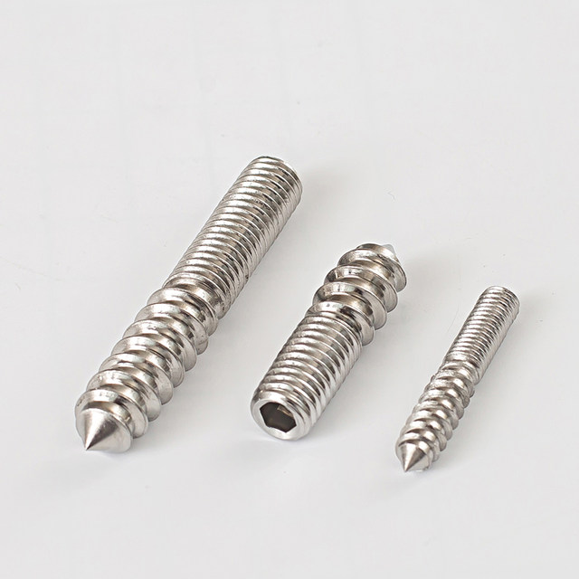 304 stainless steel double -headed tail screw inner hexagonal self ...