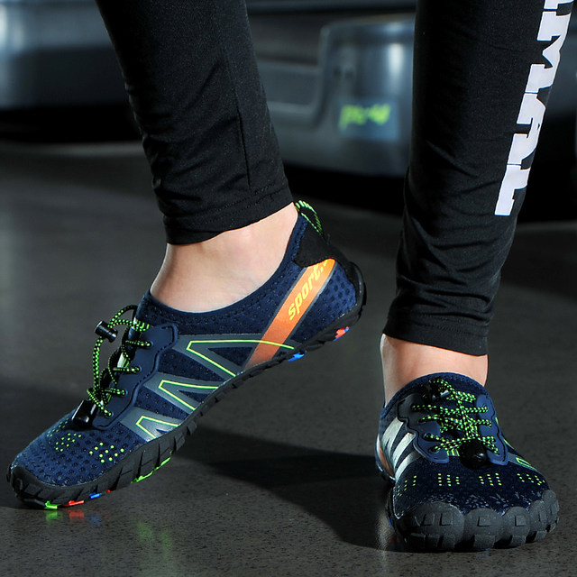 Indoor fitness shoes for men and women, non-slip treadmill shoes, shock ...