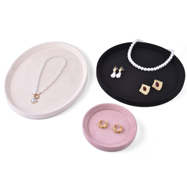High-end velvet jewelry display tray jewelry pallets cultural relics ...