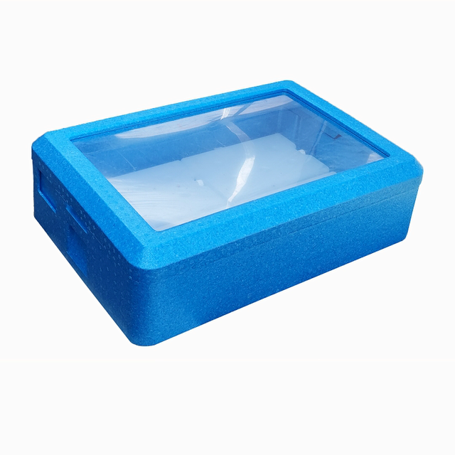 Transparent cover multi-layer EPP insulation box Food grade foam box ...