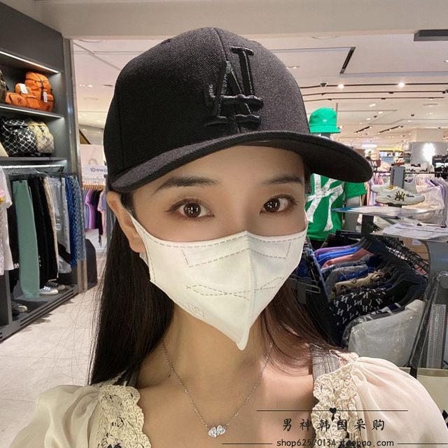 Korean MLB hat NY Yankees hard top letter embroidered men's and women's ...