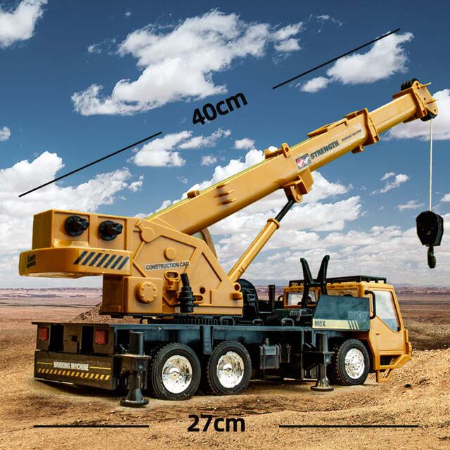 Super large alloy remote control crane crane crane toy model crane boy ...