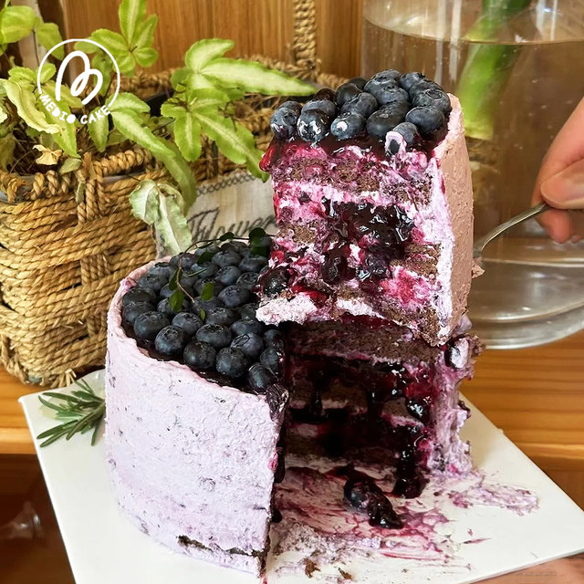 Mideo Internet celebrity hot chocolate blueberry bursting liquid animal ...