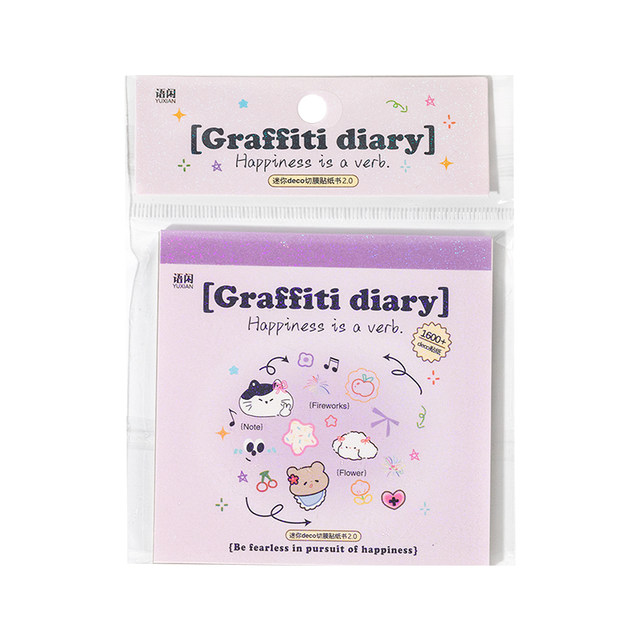 Mini DECO sticker 1600 cute mana nose stickers handbook hand account ...