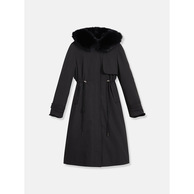 YINER Yin'er specializes in women's winter elegant mid-length fox fur ...