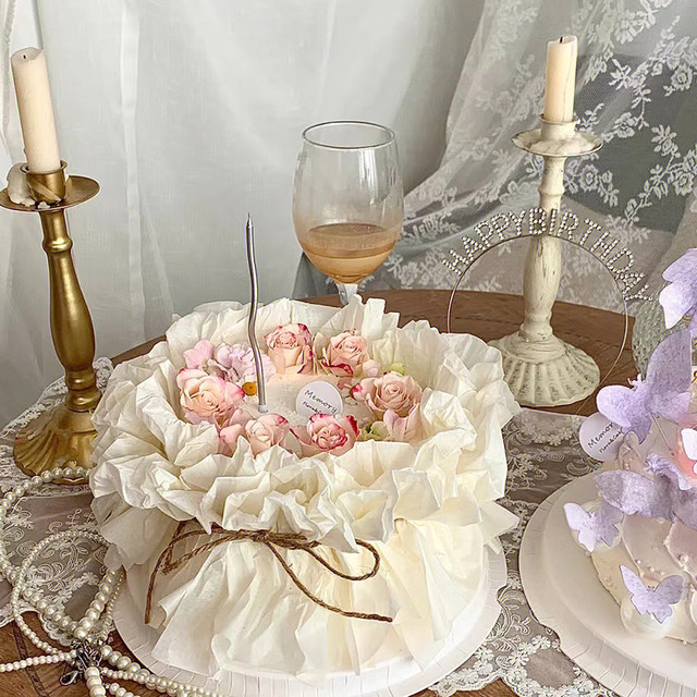 Snow pear paper fruit wrapping paper flowers bouquet lined paper ...