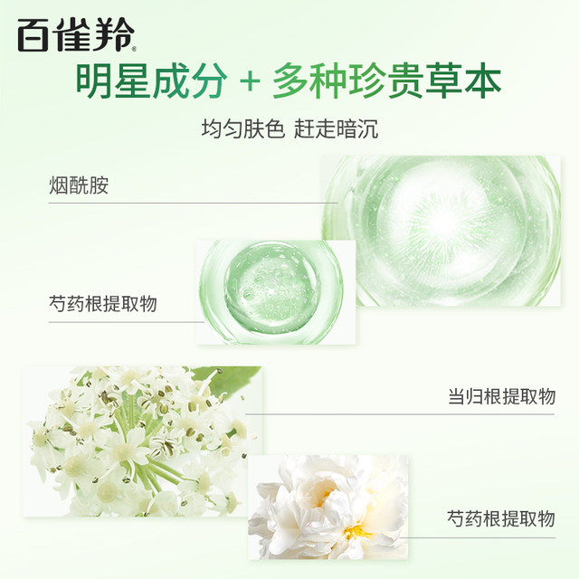 Pechoin Snow Skin Whitening Mask Herbal Whitening and Brightening Deep ...