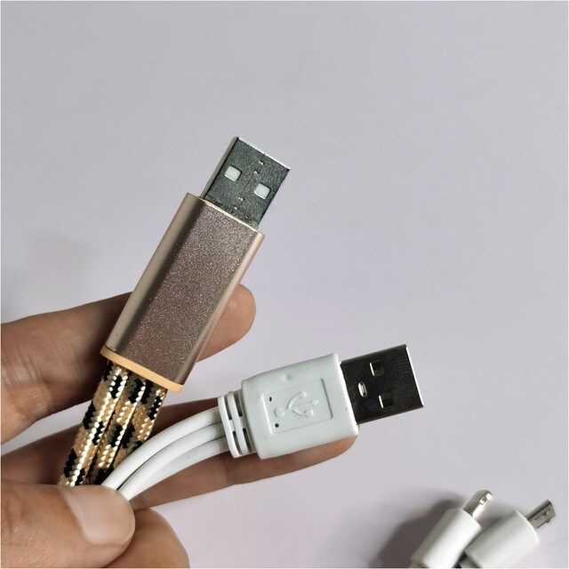 Ultra-short laptop dedicated three-head data cable Android Huawei Apple ...