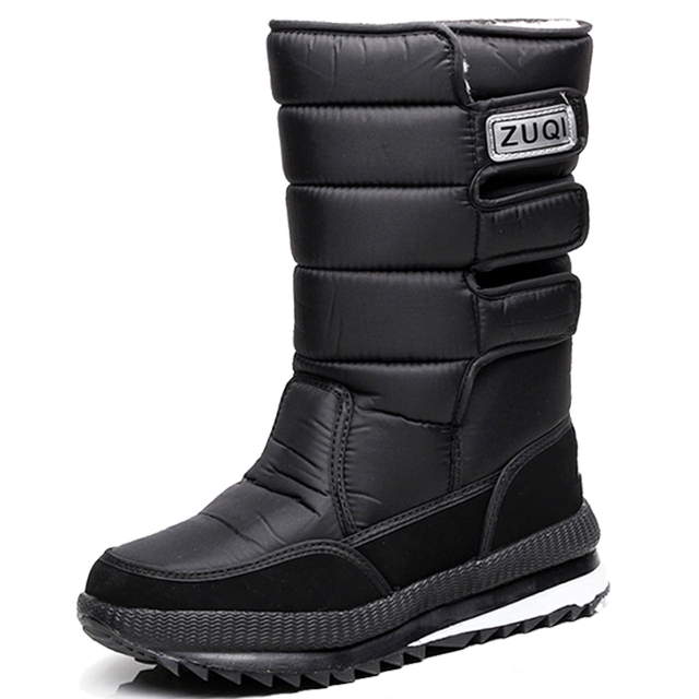 Men's winter boots Harbin snow boots thickened warm cotton shoes for ...