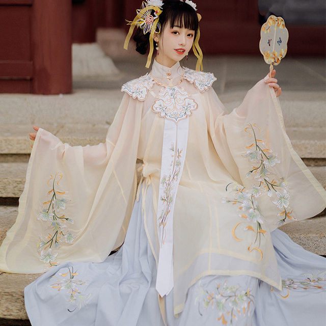 Rental Hanfu women with breasts and waists on Mid-Autumn Festival New ...