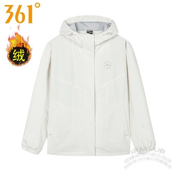 361 degrees women's sports plus velvet trench coat 2024 Autumn new 361 ...