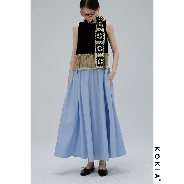 KOKIA spot oil painting color thin velvet acetate three-piece splicing ...