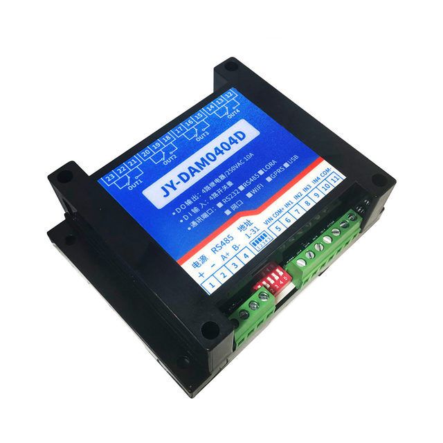DAM0404D industrial -grade serial port relay control 4 switch volume remote collection module ...