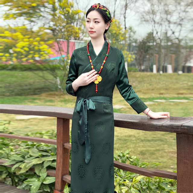 Foam Tibetan clothing for women in summer Band Bola Tibetan ethnic ...