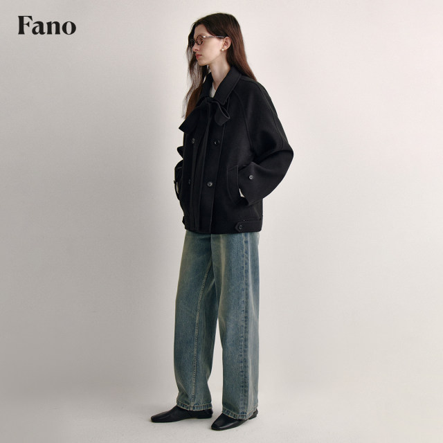 Van Luo FANO French Sweet and Disassembly Bow Double Ring Mao Mao Woman ...