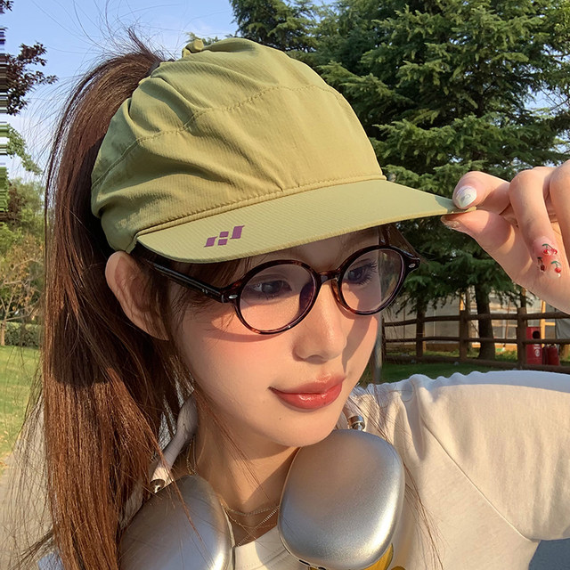 wasc baseball cap high ponytail women's sun protection and UV cycling ...