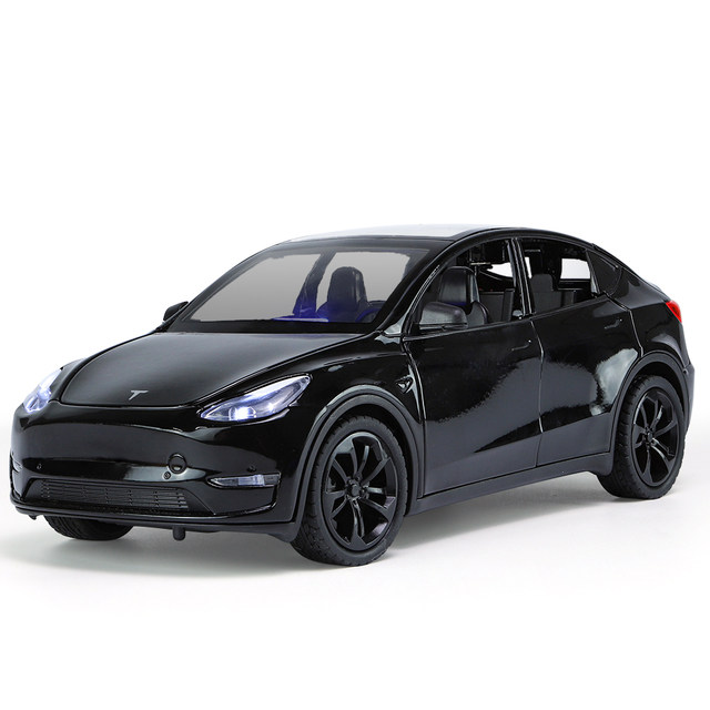 1:24 Tesla model Y car model alloy children's toy car boy simulation ...