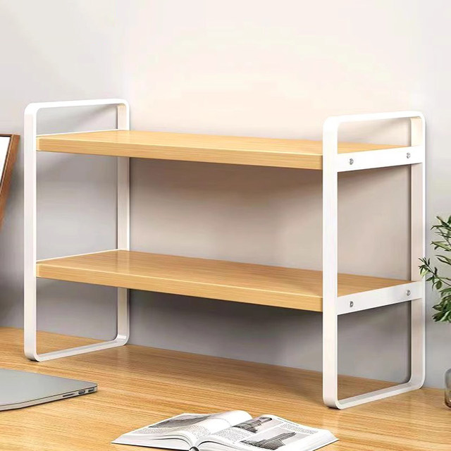 Desktop standing shelf multi -layer desk desk storage shelves simple ...