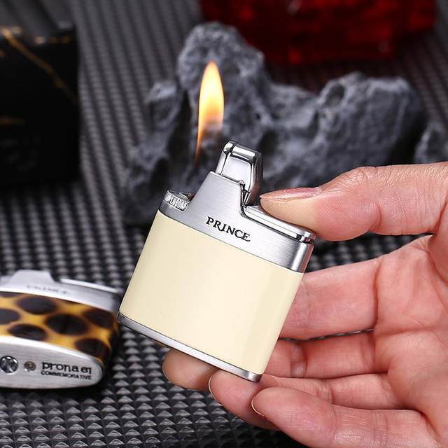 Genuine PRINCE Prince Lighter kowtow retro inflatable grinding wheel ...