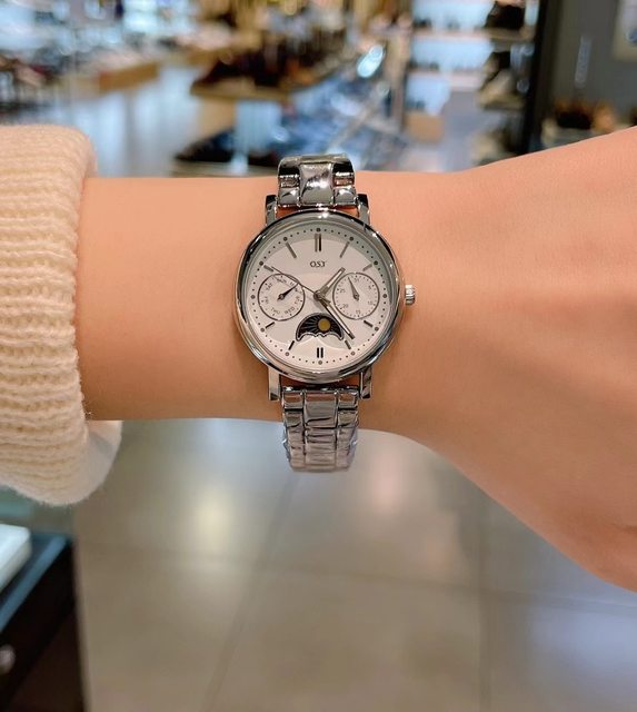 OST Watch Woman Light Luxury Gold Watch Korea Fashion Ins Wind Variable ...