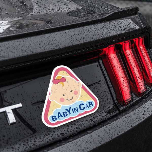 Baby in car with stroller stickers | Levision Car Stickers | Sticker
