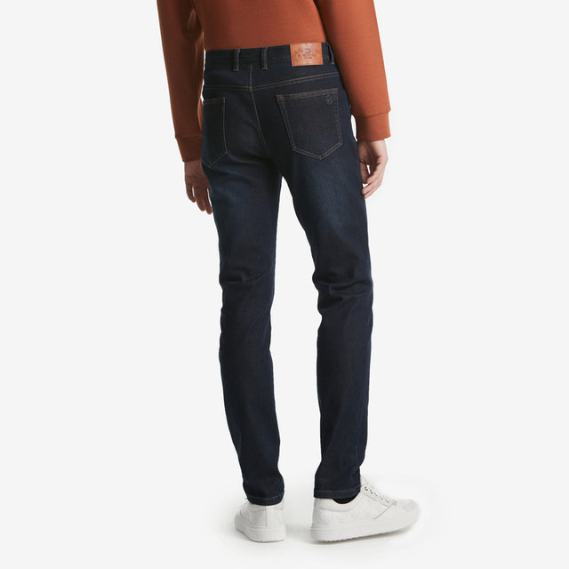 Jinba Men's Autumn New Men's straight barbarium bounce jeans BQRT3622