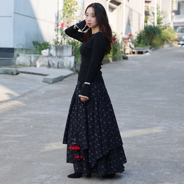 Genuine women's ethnic wind cotton natrine color commute dancing ...