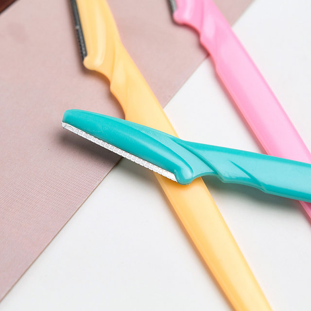 Facial beauty eyebrow scratch eyebrow scrubbing disposable beauty tool ...
