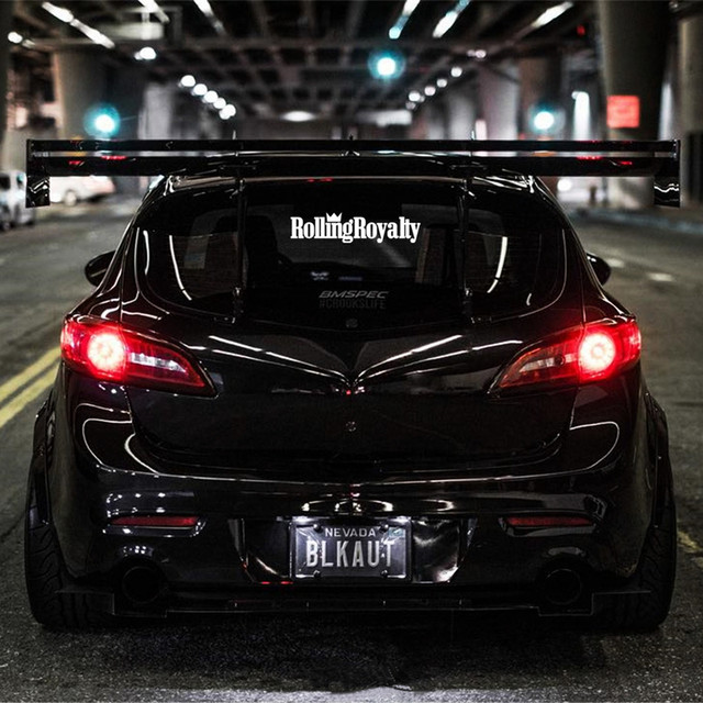 Car front and rear glass windshield modified car stickers Personalized ...
