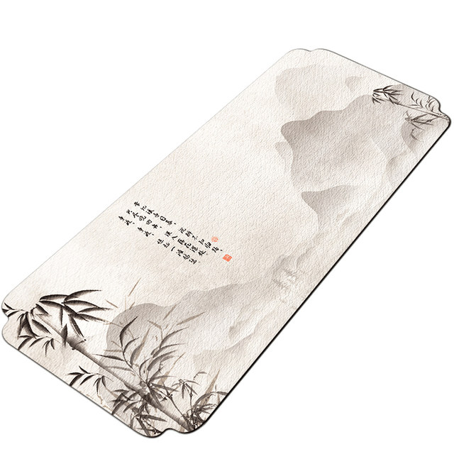 Zen absorbent tea towel, tea cup, tea mat, Chinese tablecloth, pot, tea ...