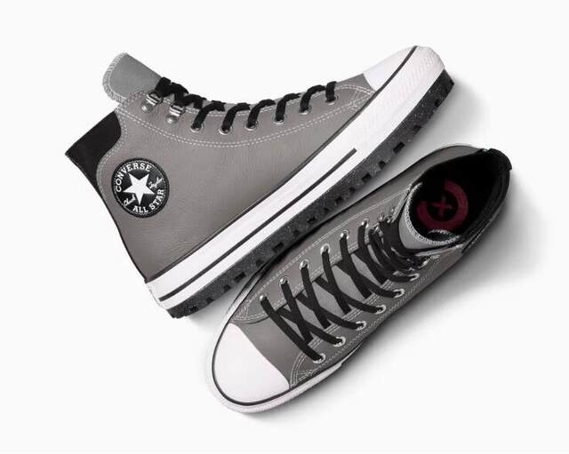 Genuine Converse men's and women's autumn and winter high-top leather ...