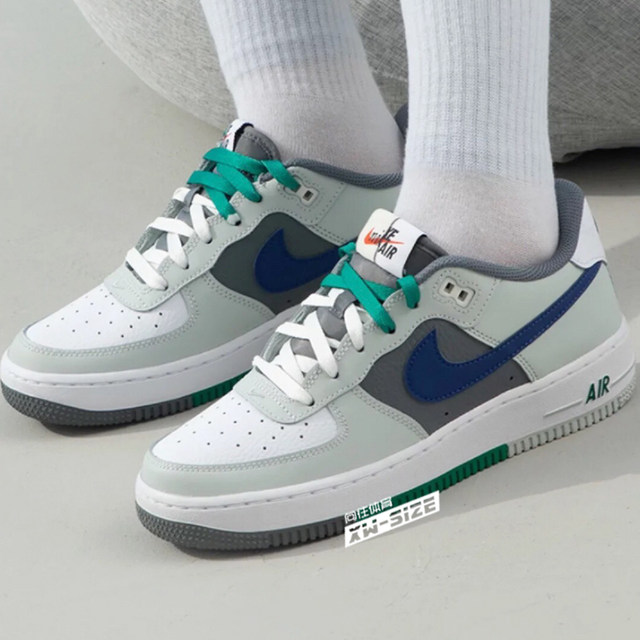 Yearning Sports Nike/Nike AirForce1 Women's AF1 White Gray Air Force ...
