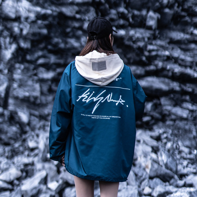 killwinner virtual reality three-color basic jacket trendy brand loose ...