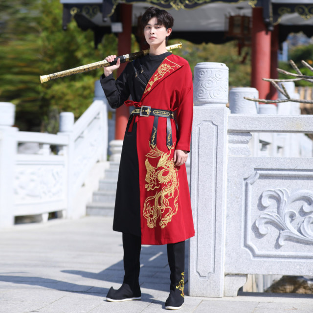 2024 New Spring Original Men's Hanfu Jinyiwei Embroidery Performance ...