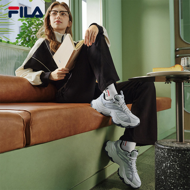 FILA official women's shoes, fish bones, 4 generation daddy shoes ...