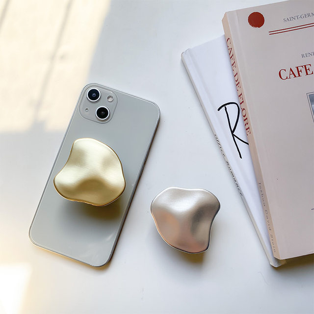 Electro -plated metal mobile phone bracket back -sticker airbag can ...