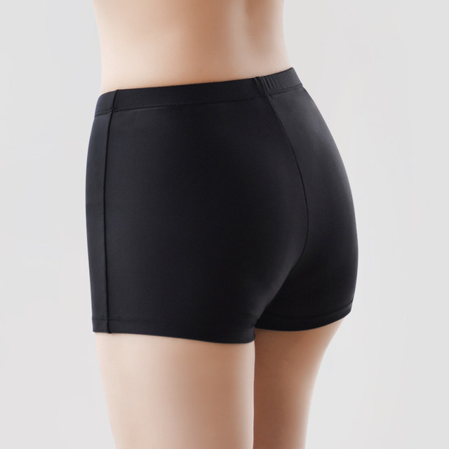 Swimming trunks Female conservative flat -angle anti -light long pent ...