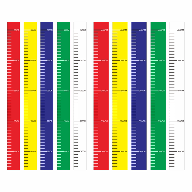 Water level mark sticker water tank pool liquid level scale sticker ...