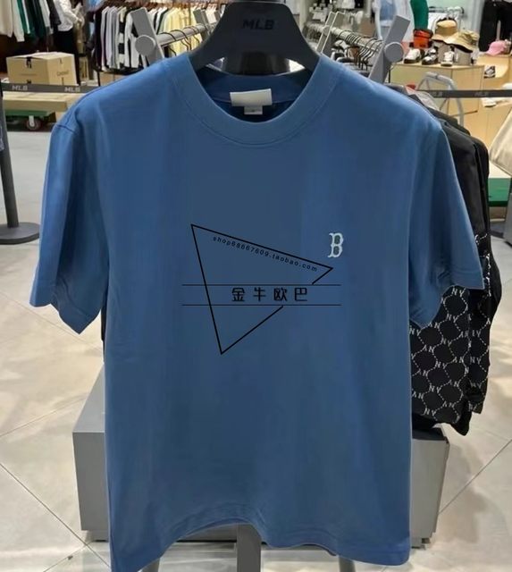 Korean MLB counter 24 spring and summer new small label simple couple ...