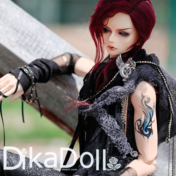 Bjd/sd doll clothes uncle dk motorcycle clothing punk style T -shirt ...